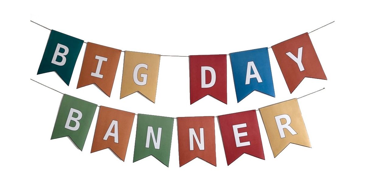 BigDayBanner.com: your own free banner PDF printout within seconds!